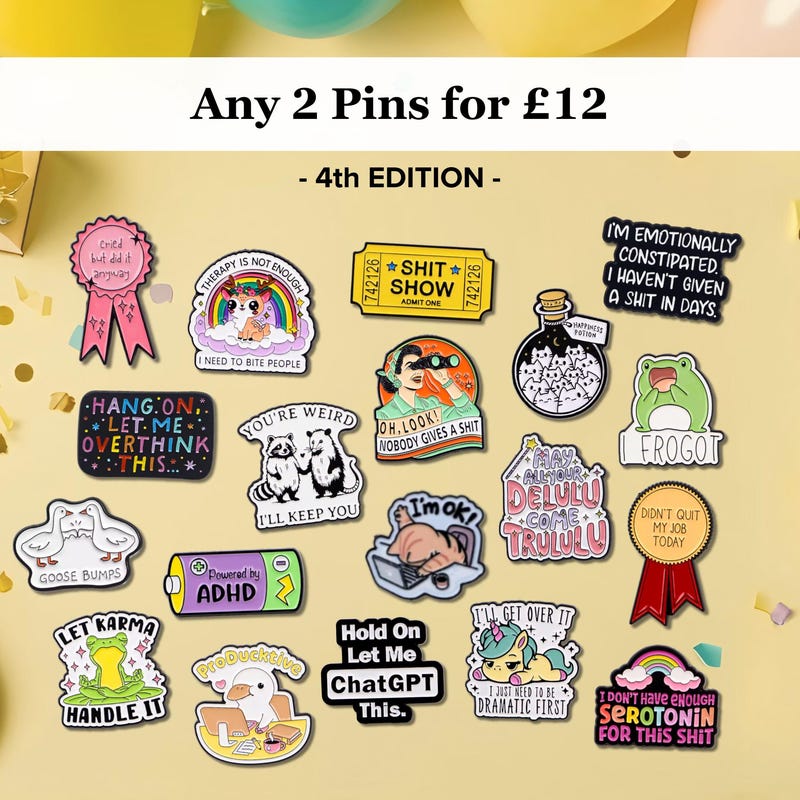 Pin Badges Excel - Etsy UK
