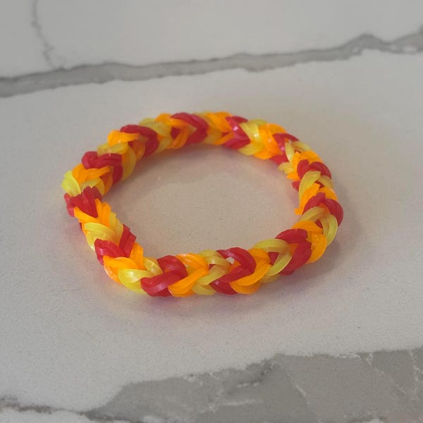 Rainbow Loom Bracelet - Etsy