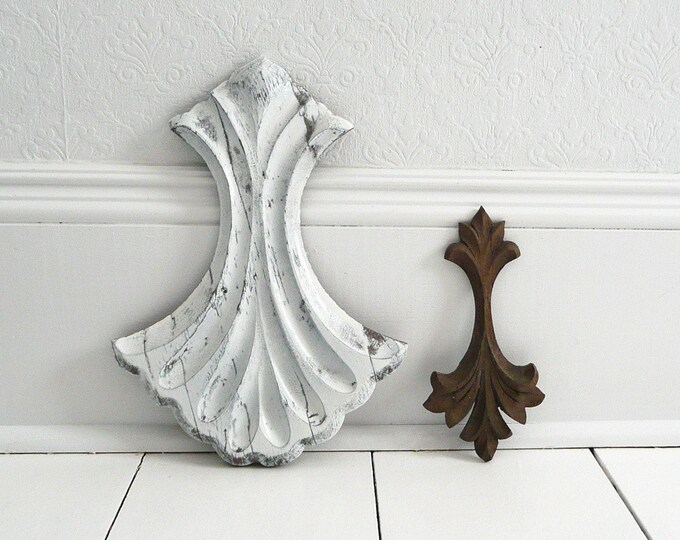 Pair of Decorative Antique Wooden Trim Pieces - Etsy