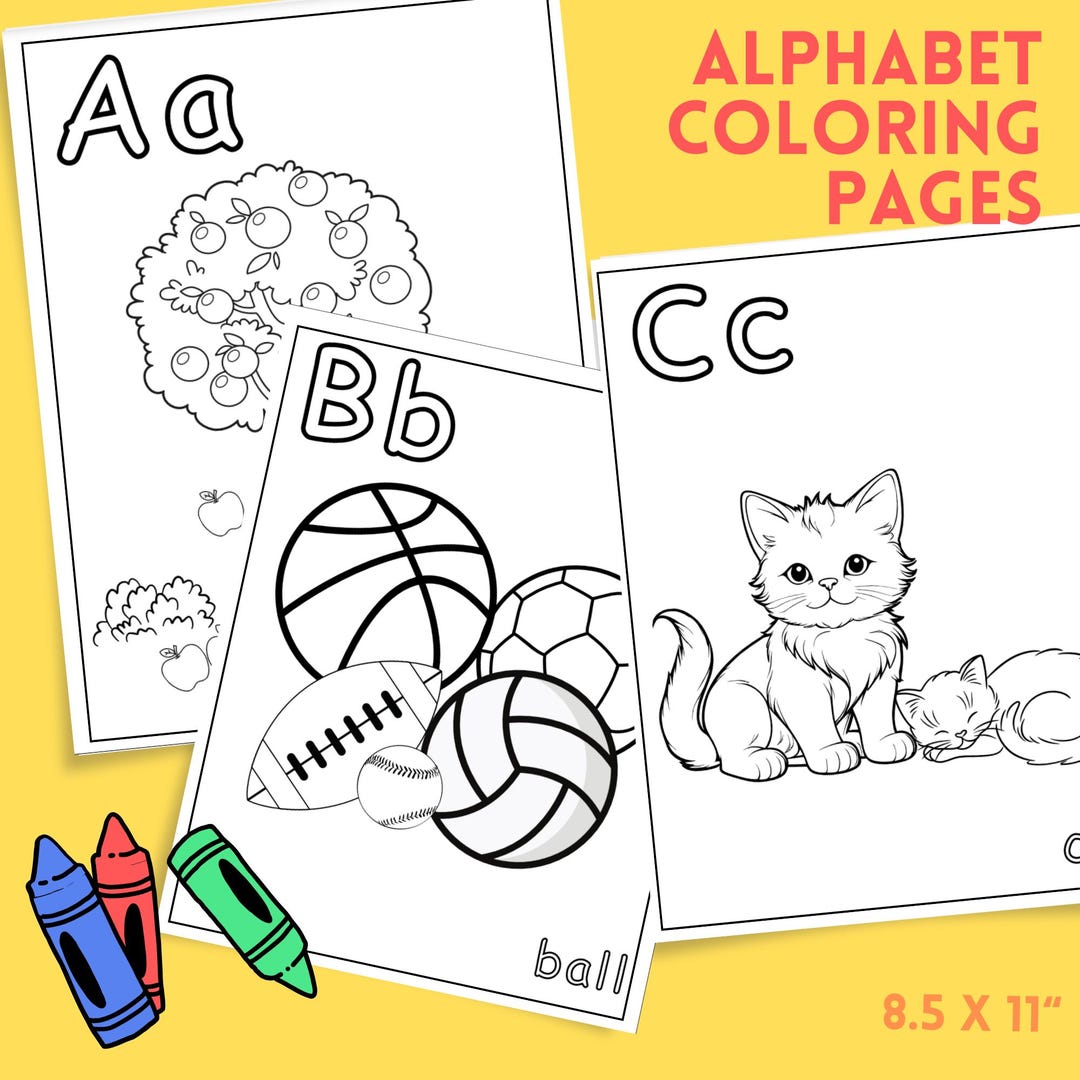 Alphabet Coloring Pages, Letters Coloring Pages, Preschool Kindergarten ...