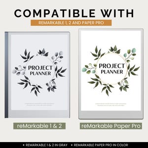 Project Planner for Remarkable Paper Pro and Remarkable 2 | Organize ...