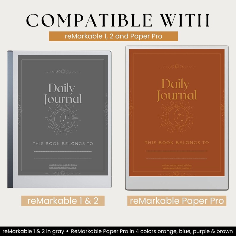 Daily Guided Gratitude Journal for Remarkable Paper Pro Undated Digital ...