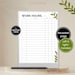 Work Hour Log for Remarkable Paper Pro, 2 & 1 | Digital Time Sheet ...