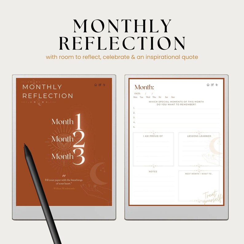 Daily Guided Gratitude Journal for Remarkable Paper Pro Undated Digital ...