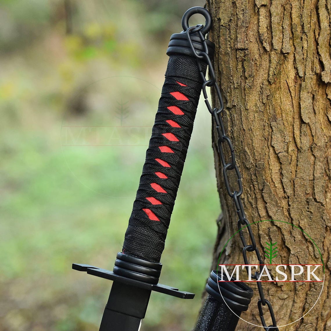 Bleach Ichigo Bankai Sword Handmade Tensa Zangetsu Anime Katana Sword ...