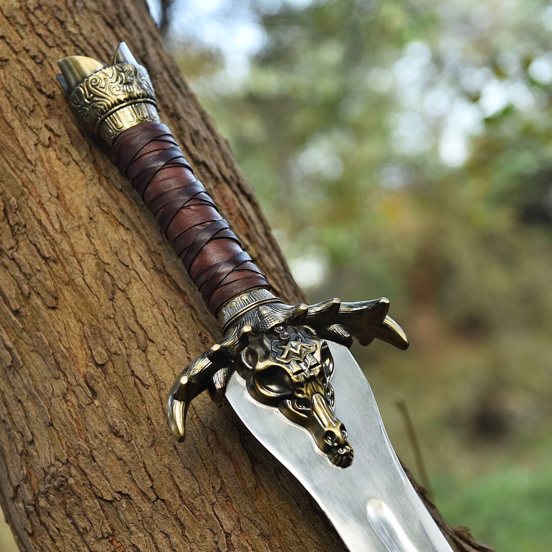 Hand-forged Conan the Barbarian Sword Replica Authentic Collectible ...