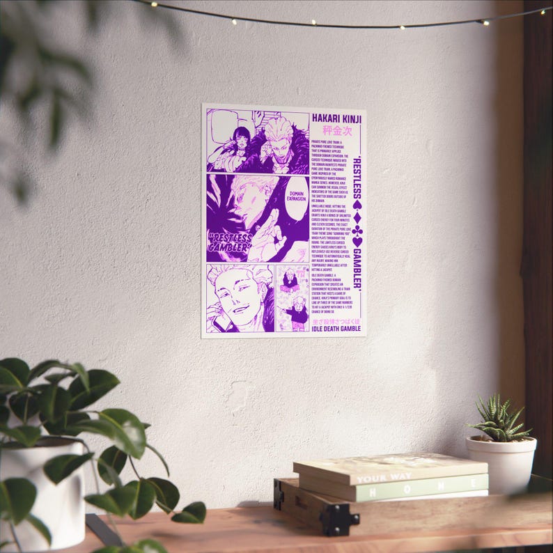 Jujutsu Kaisen Poster Hakari Kinji Print - Etsy