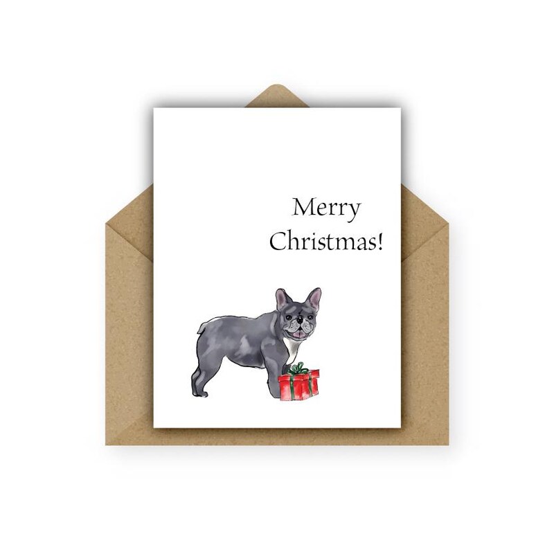 French Bulldog Card - Etsy