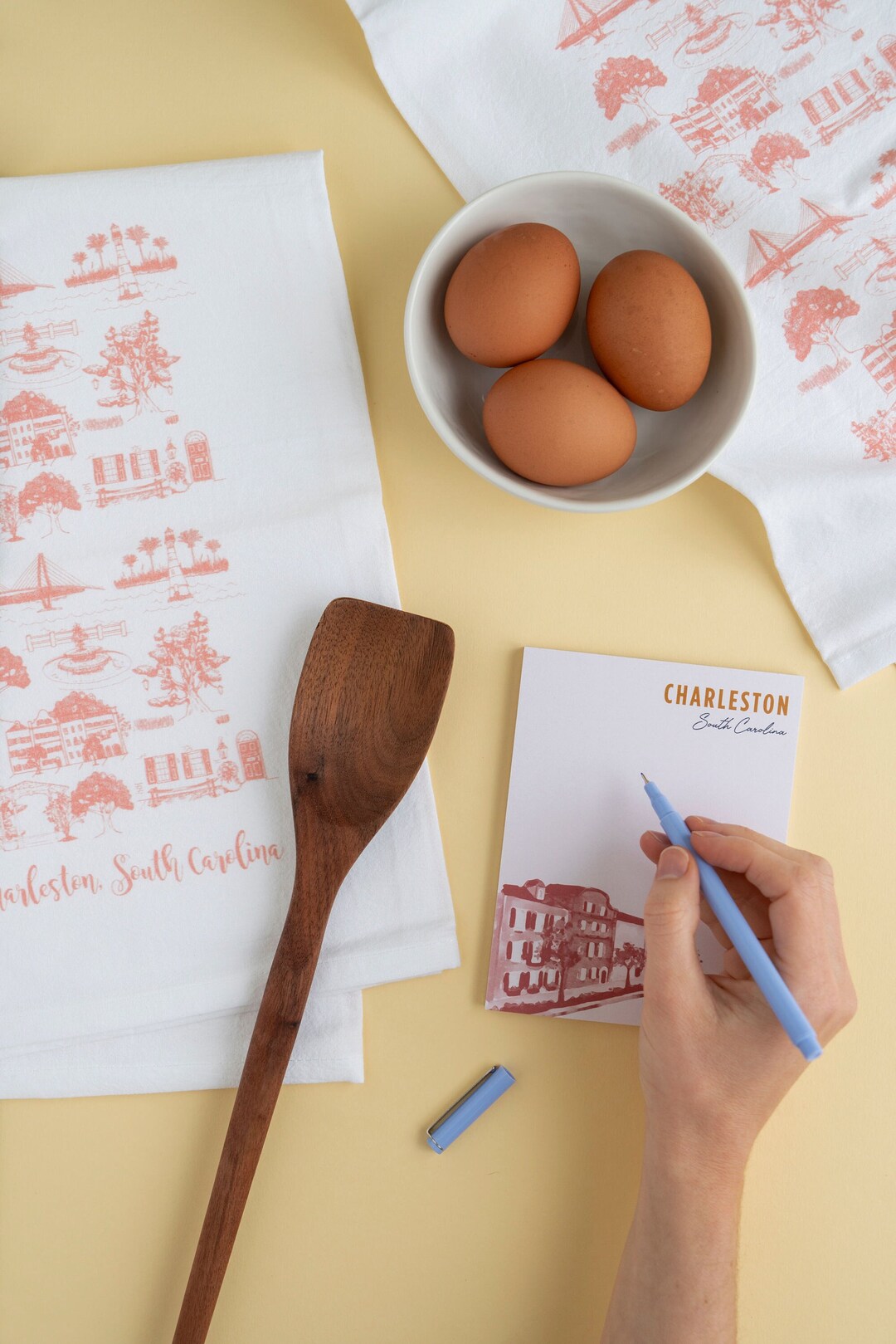 Charleston Rainbow Row Notepad: South Carolina Gift - Etsy