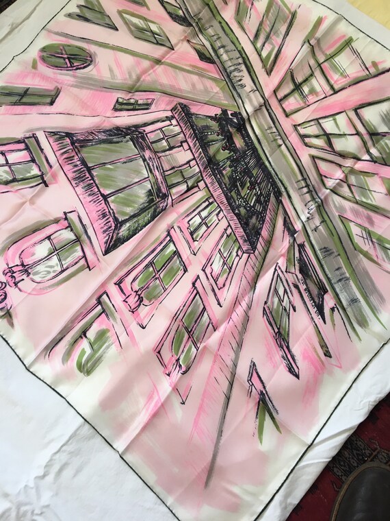 Vintage Silk Scarf Jack & Charlie's 21 Club Jockey ir… - Gem