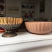Bauer Pottery Tracy Irwin Half Pumpkin Beige Bowl 10 - Etsy