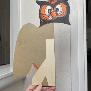 Beistle Halloween Owl Honeycomb Stand up Made in USA Vintage by ...