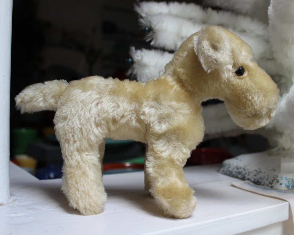 Scotty Stuffed Toy Dog Terrier Antique Mohair so Cute VINTAGE - Etsy