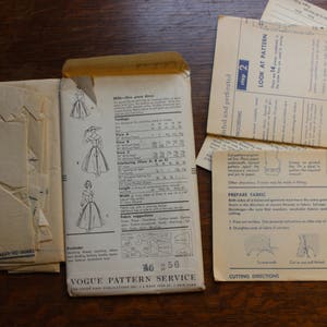 Vintage Vogue Sewing Pattern 8836 One Piece Dress Size 14 - Etsy