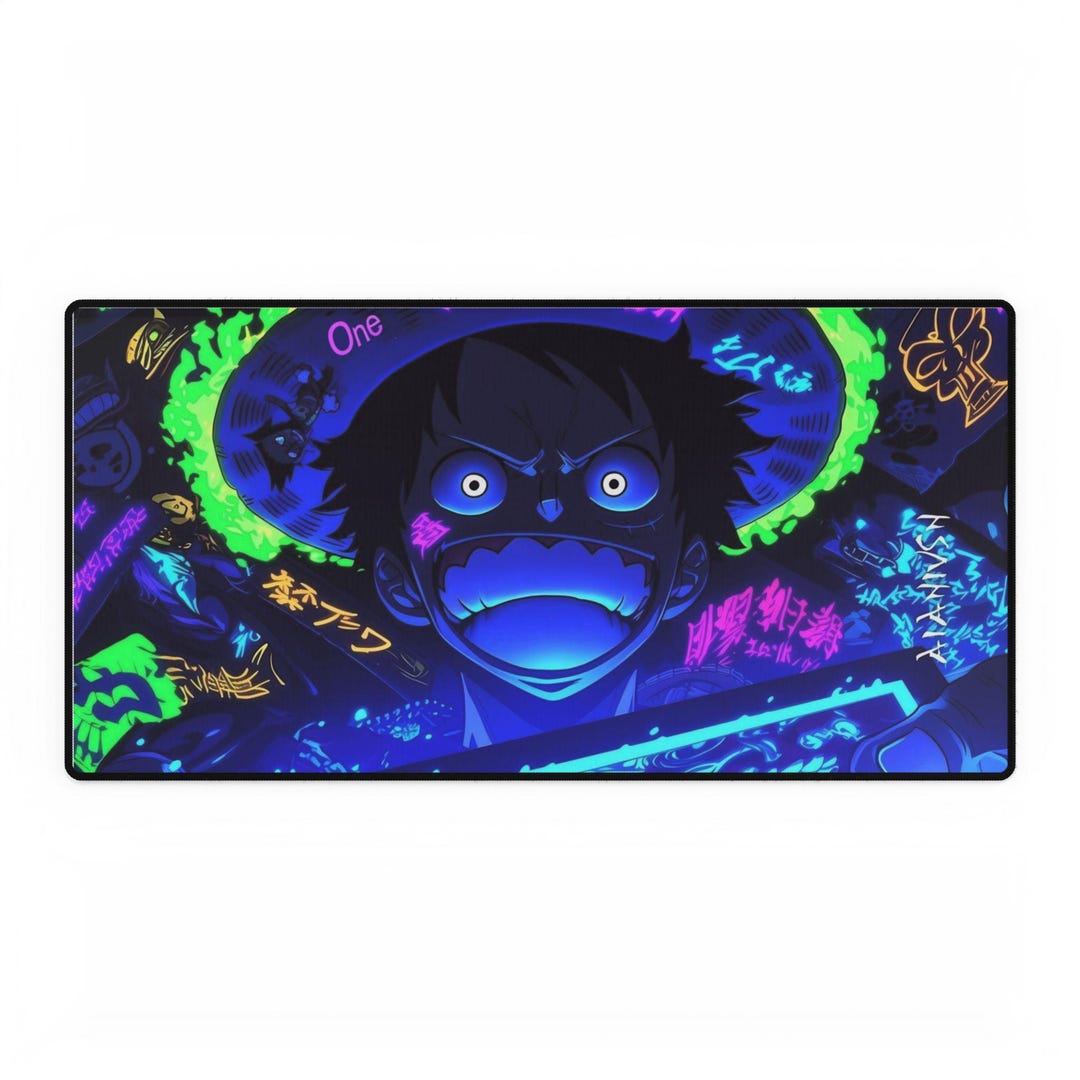 One Piece Luffy Desk Mat - Etsy
