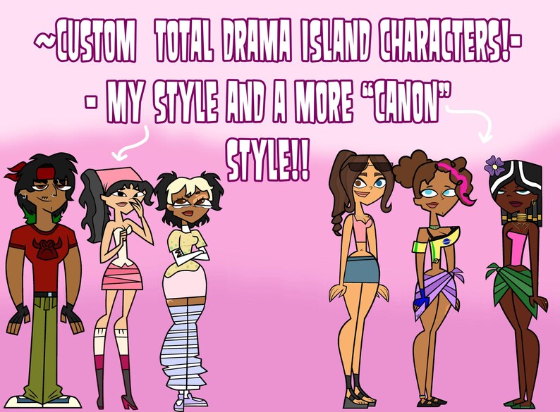 Total Drama Characters - Etsy