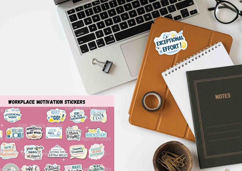 Workplace Motivation Stickers | Employee Appreciation & Office Rewards ...