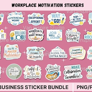 Workplace Motivation Stickers | Employee Appreciation & Office Rewards ...