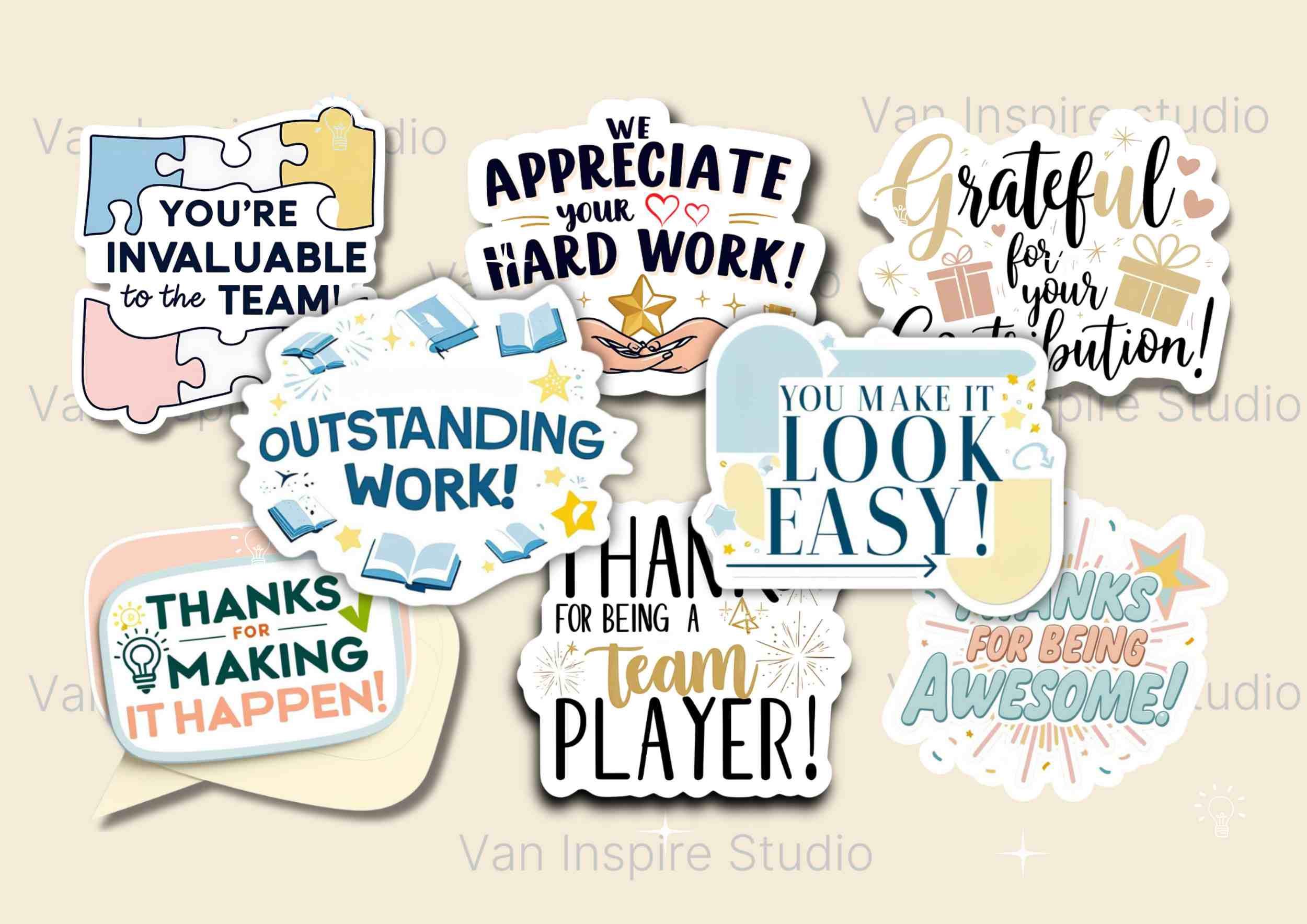 Workplace Motivation Stickers | Employee Appreciation & Office Rewards ...