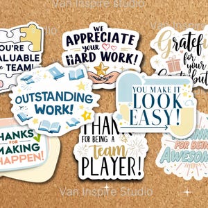 Workplace Motivation Stickers | Business Sticker Bundle | Employee ...