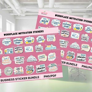 Workplace Motivation Stickers | Employee Appreciation & Office Rewards ...