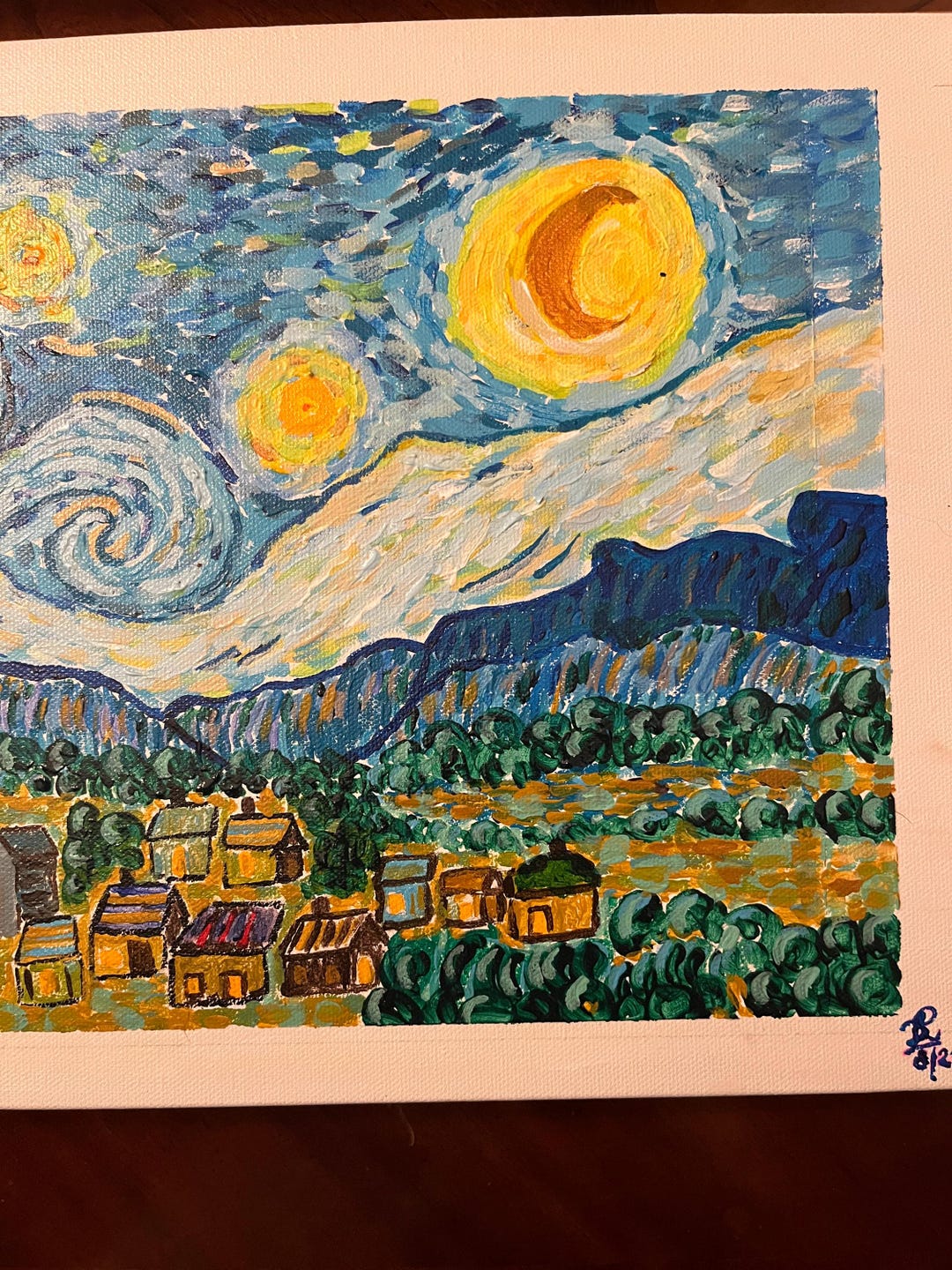 Remake of Van Gogh, Starry Night - Etsy
