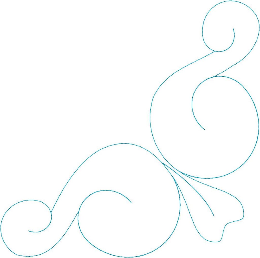 Paramount Concave Curve Block Digital Design for Computerized Longarm ...