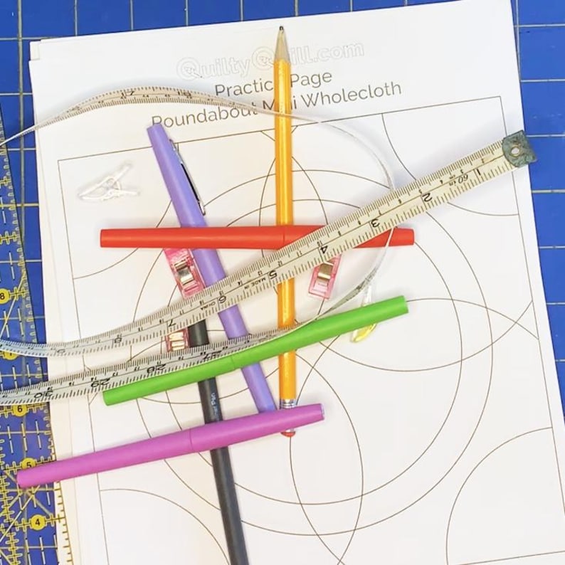 12 Quilty Quill Frame Designs - PRINTABLE and Digital PDF Workbook for ...