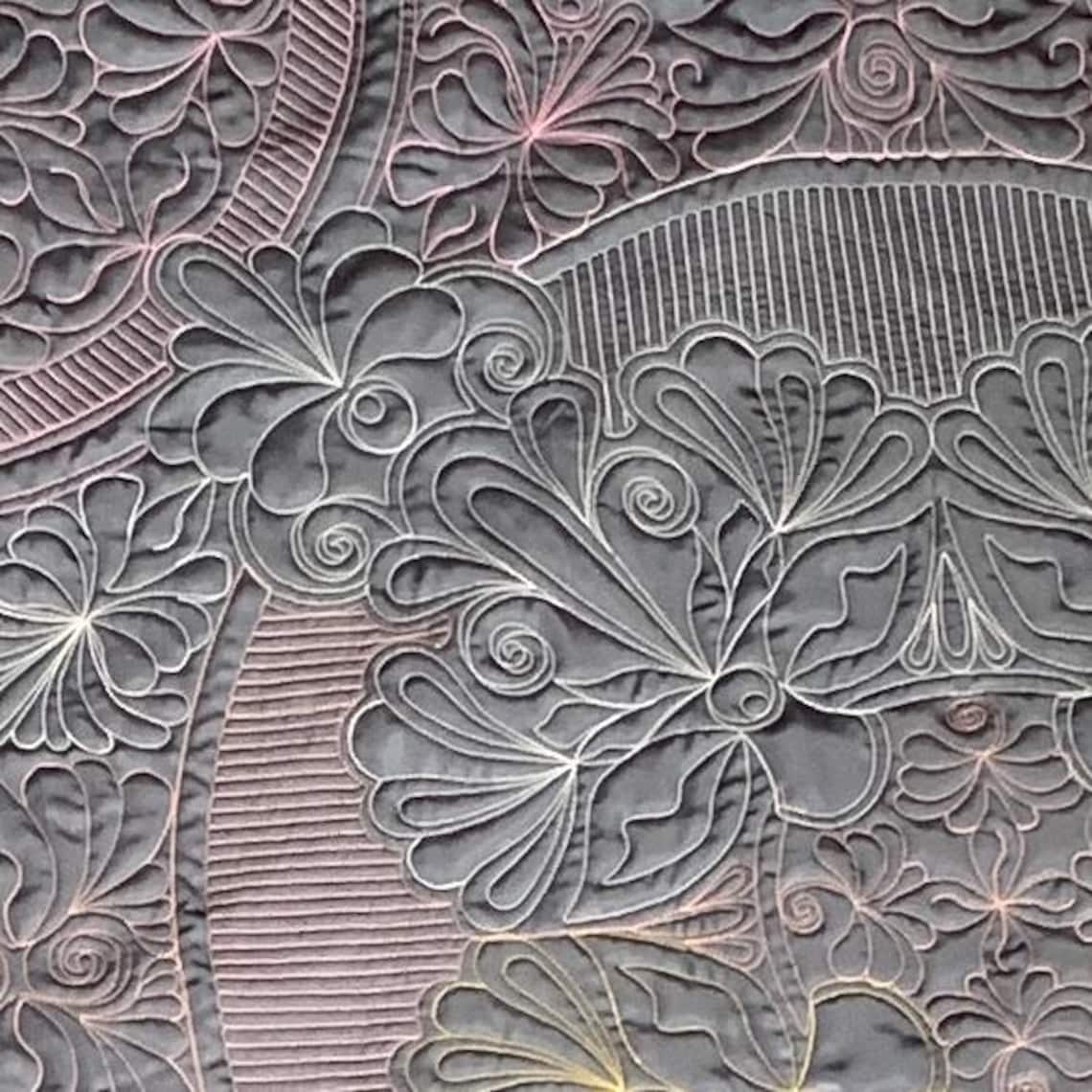 76 Folksy WHOLECLOTH Digital Design for Computerized Longarm Quilting ...