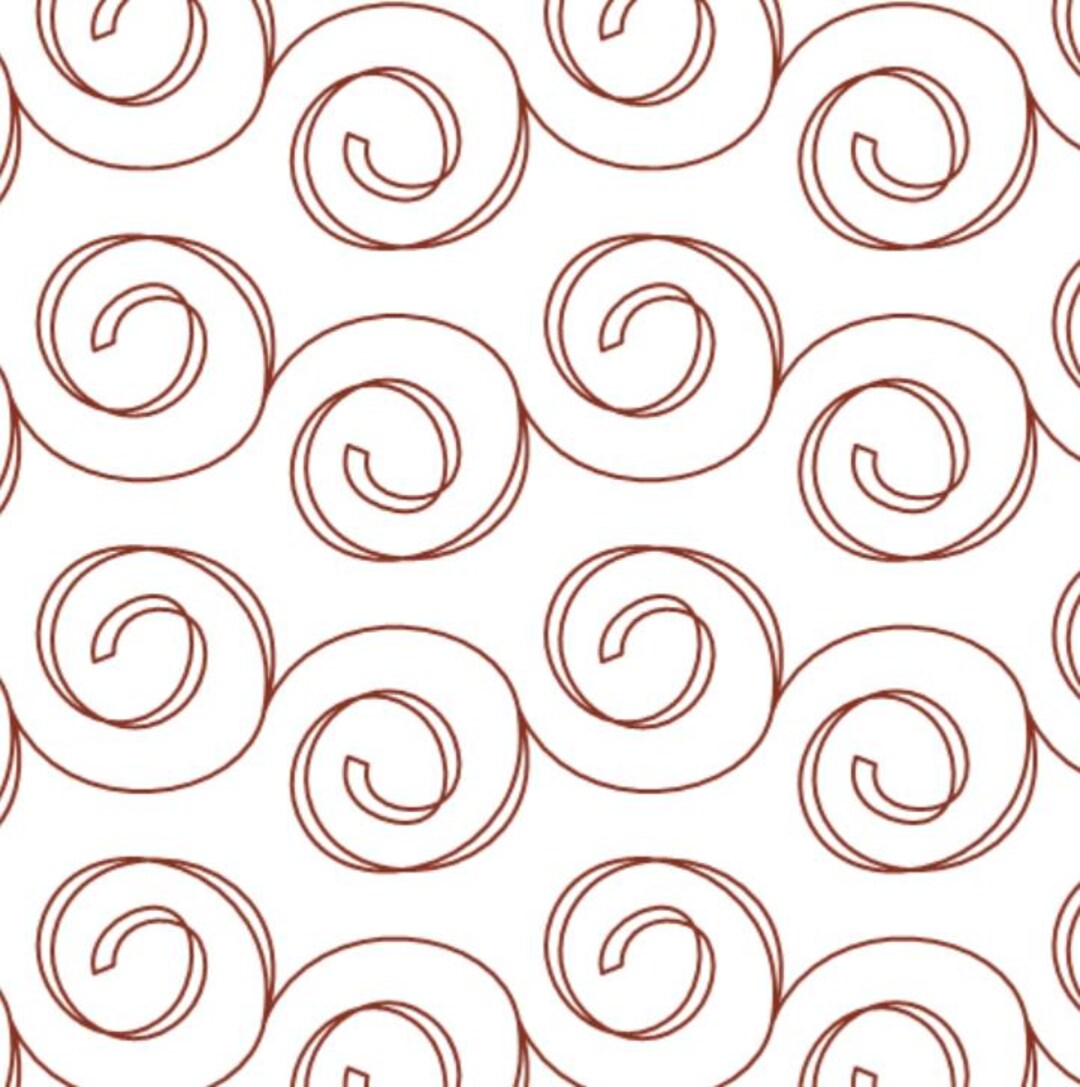 Swirling Ribbons Edge to Edge Digital Design for Computerized Longarm ...