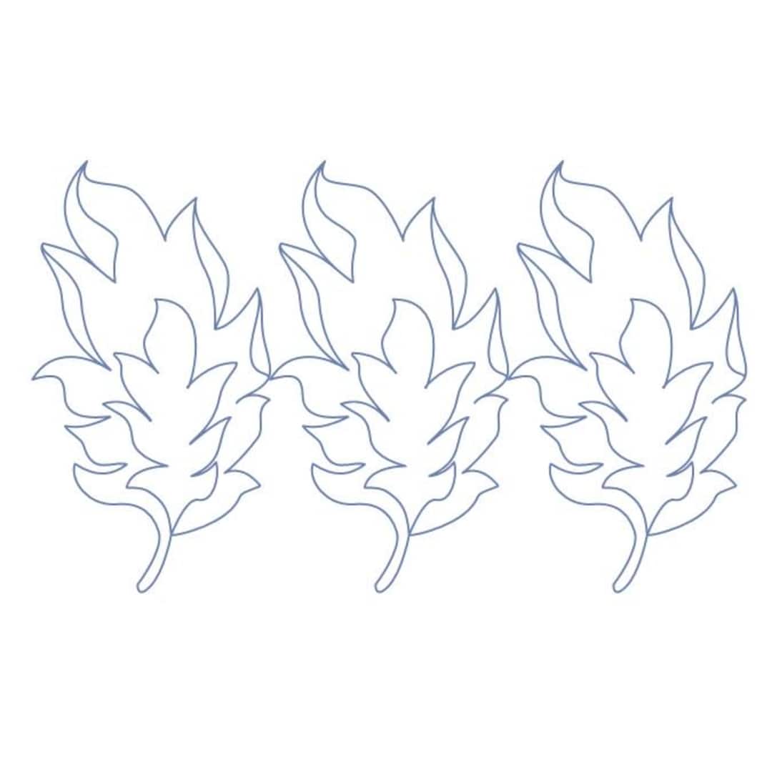 Vertical Leaf Edge to Edge Digital Design for Computerized Longarm ...