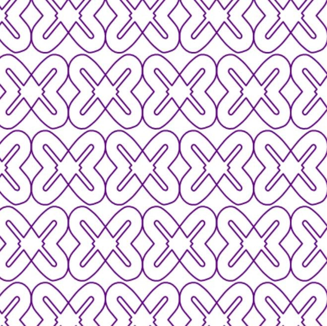 Argyle Xs Edge to Edge Digital Design for Computerized Longarm Quilting ...