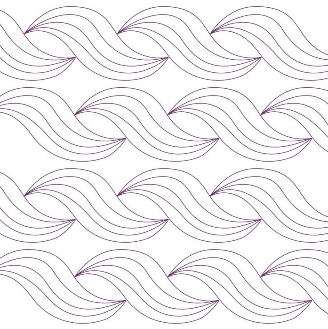 Twisted Rope Border E2E Digital Design for Computerized Longarm ...