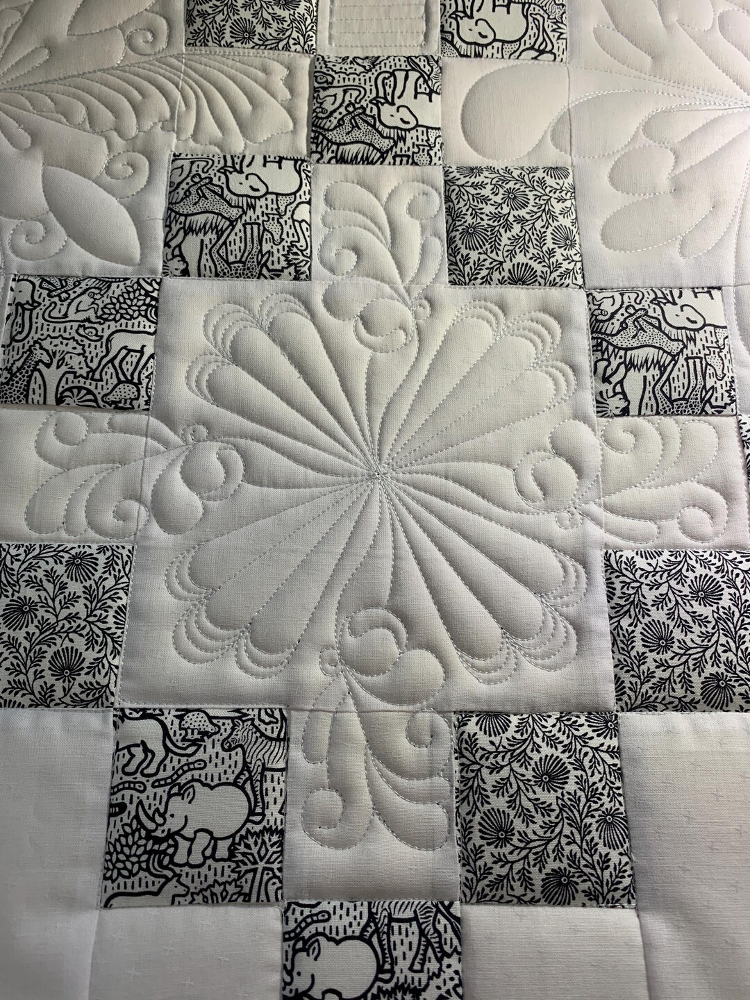Liam Irish Chain Quilt Block Digital Design for Computerized Longarm ...