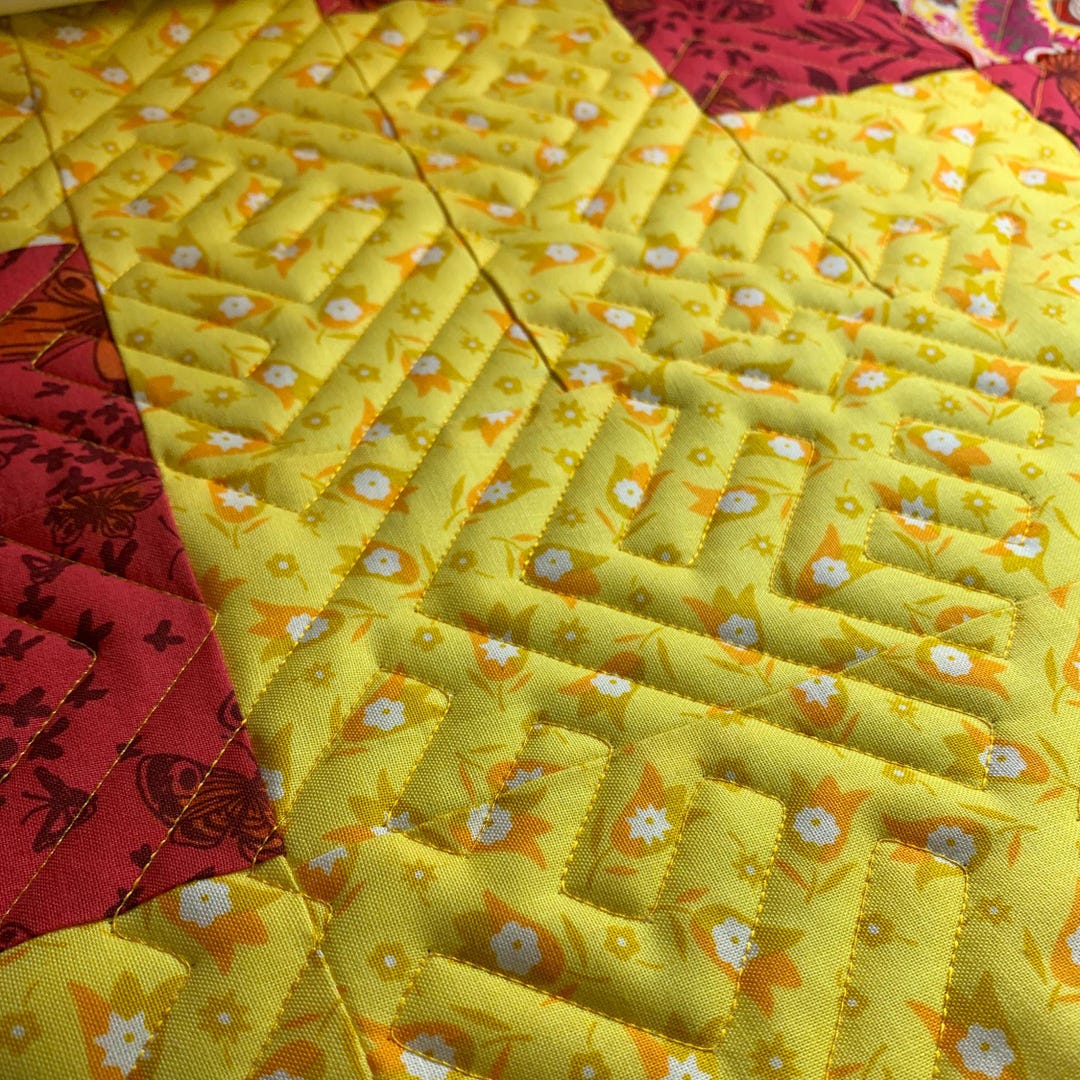 Not a Chevron E2E Edge to Edge Digital Design for Computerized Longarm Quilting and Laser ...