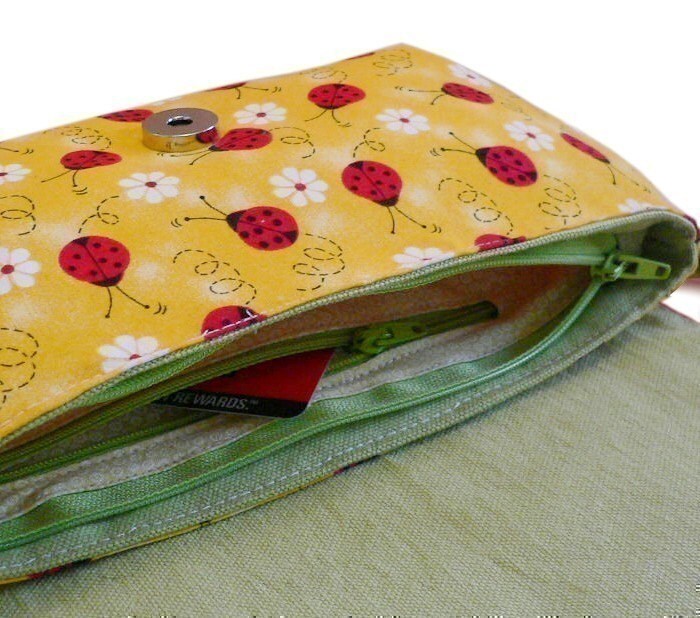 Zippered Clutch Sewing Pattern, Bag Pattern, Wristlet Sewing Pattern ...