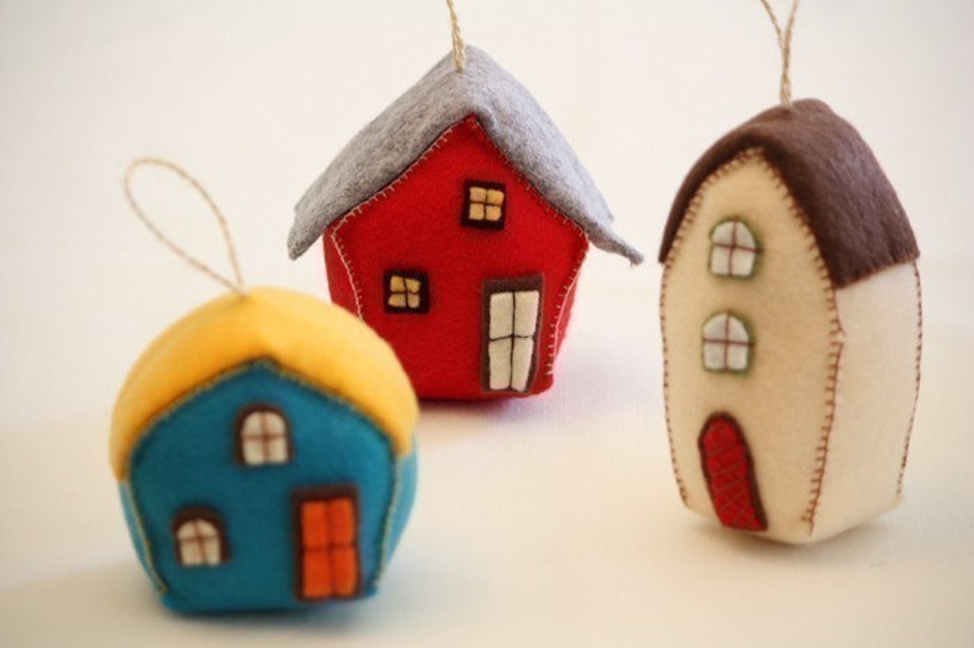 Houses Sewing Pattern (three)--- PDF --beginner - Etsy