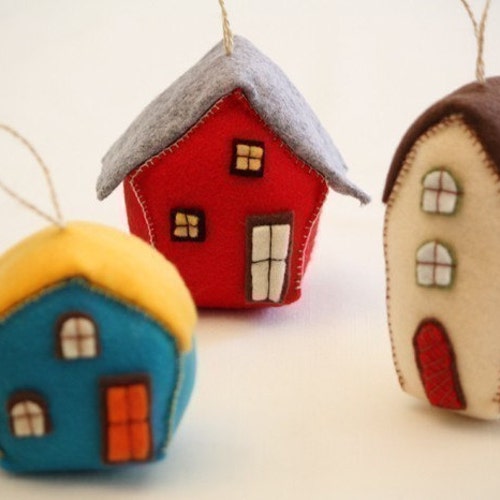 Houses Sewing Pattern three PDF beginner | Etsy