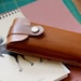 Leather Pen Case Pattern, Leather Pen Sleeve Pattern, Leathercraft ...