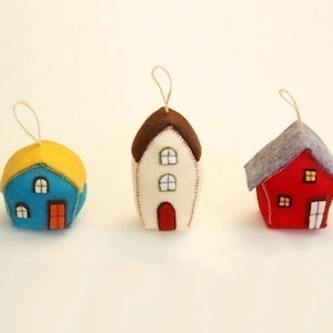 Houses Sewing Pattern (three)--- PDF --beginner - Etsy