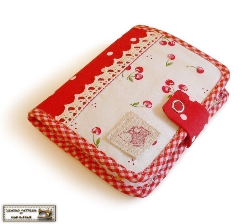 Bi Fold Wallet Sewing Pattern Tutorial Instructions Etsy
