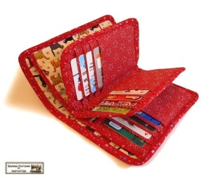 Penelope Wallet Checkbook Sewing Pattern PDF instant Download - Etsy Canada