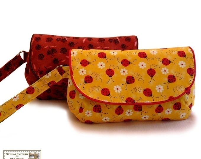 Zippered Clutch Sewing Pattern, Bag Pattern, Wristlet Sewing Pattern ...