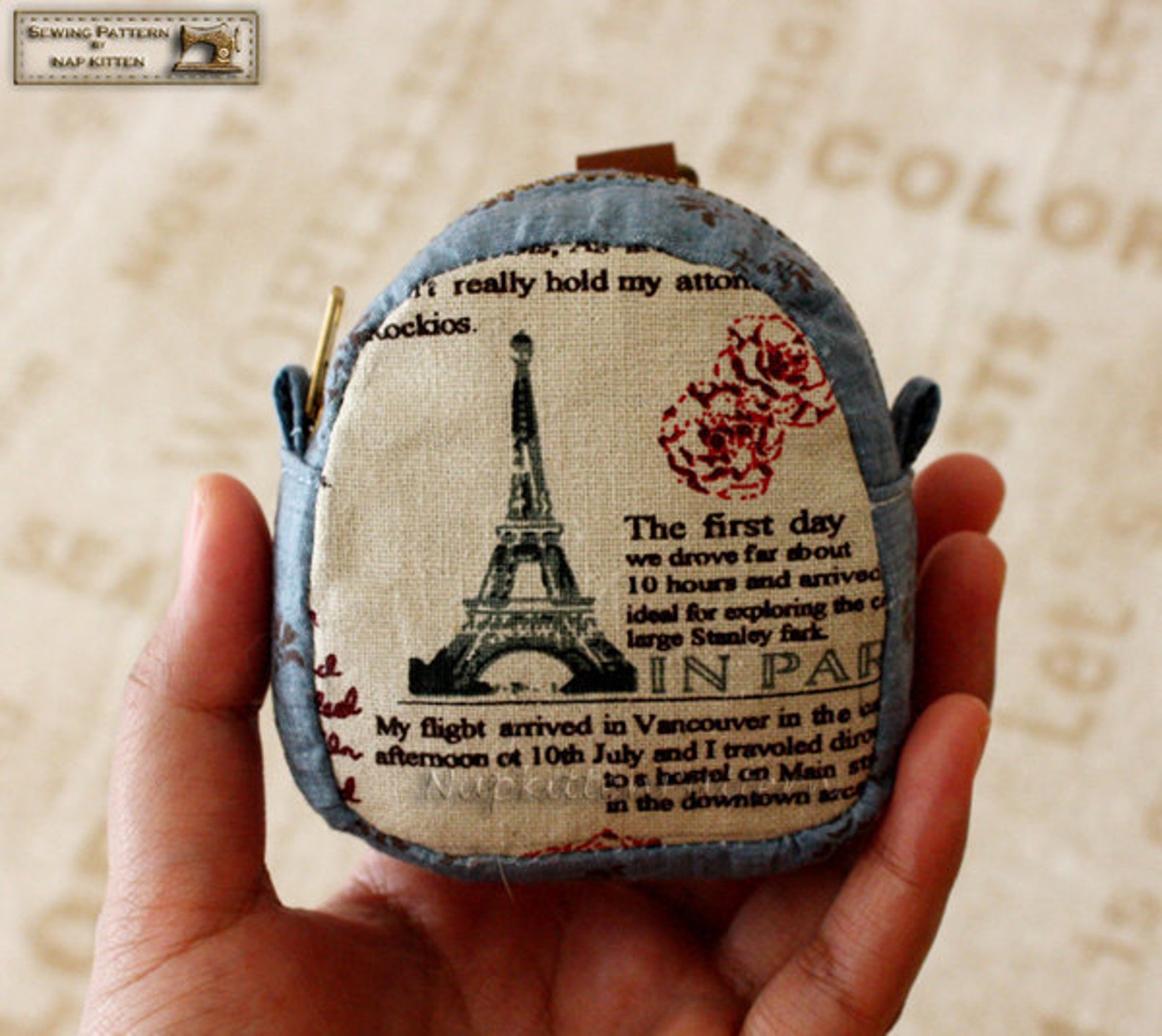 Zippered Key Pouches Sewing Pattern two Sizes PDF | Etsy