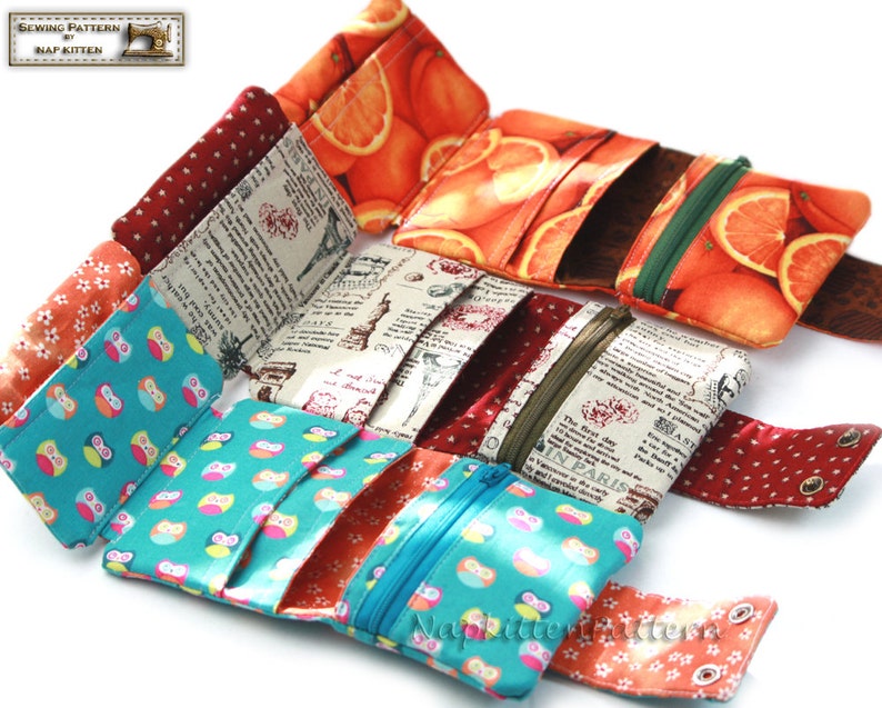 Trifold Wallet Sewing Pattern,wallet Pattern,tri Fold Wallet Tutorial ...