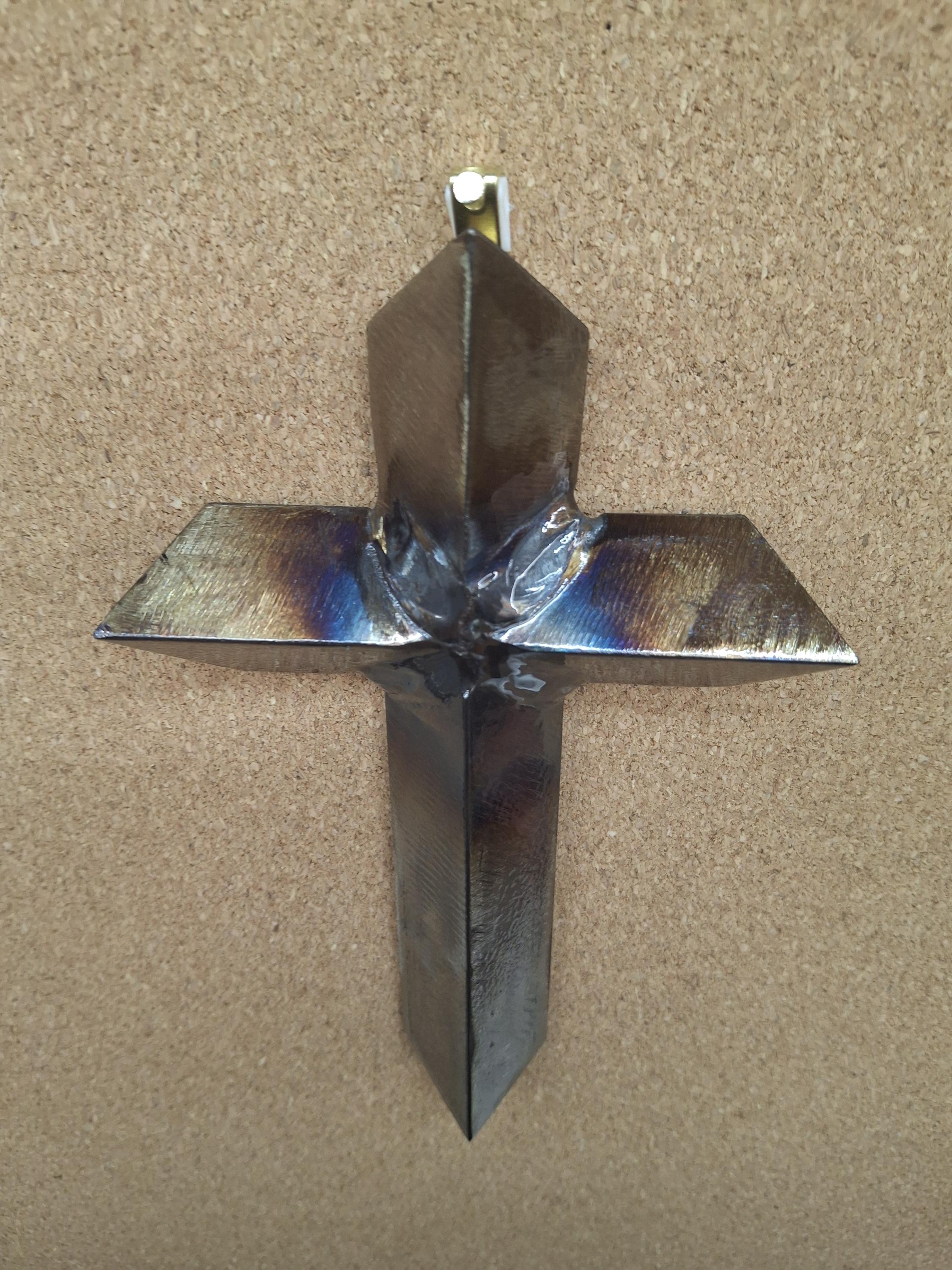 Steel Angle Cross Decoration. - Etsy