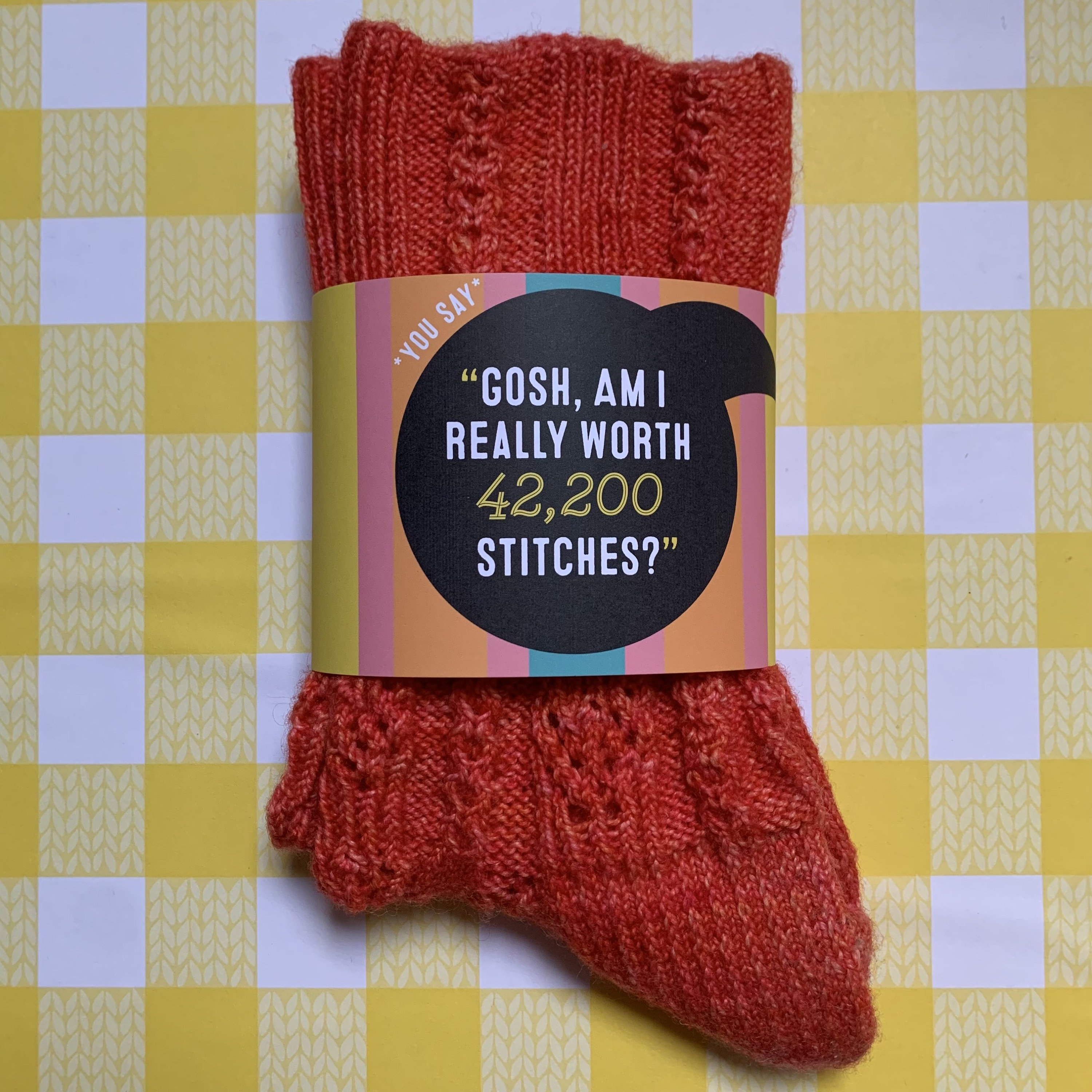 Sock Bands - the You Say Version - Wraps for Handmade Socks - Etsy