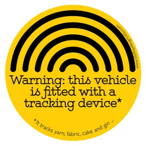 Car Bumper Sticker for Knitter: No Yarn is Left in This Vehicle ...