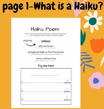 Write Your Own Haiku Poem Printable Template - Etsy
