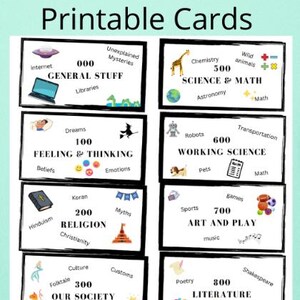 Dewey Decimal Hunt and Guide Activity Lesson - Etsy